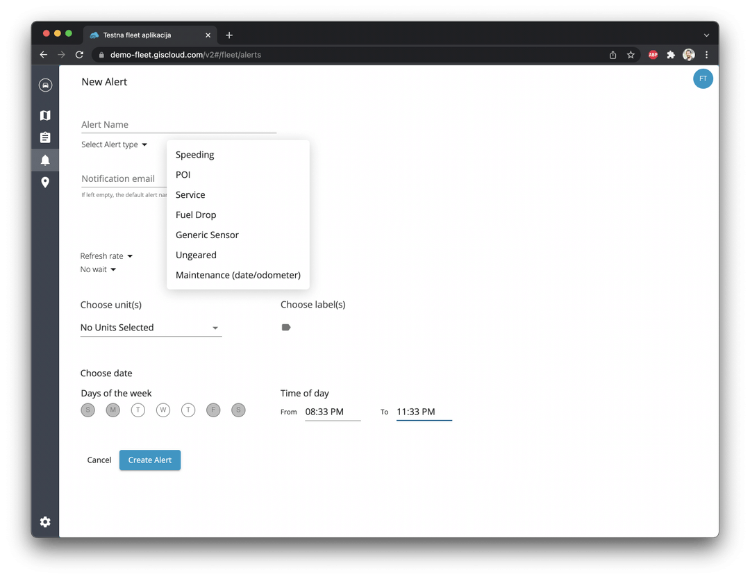 GIS Cloud Track - Tracking fleet, people, and assets