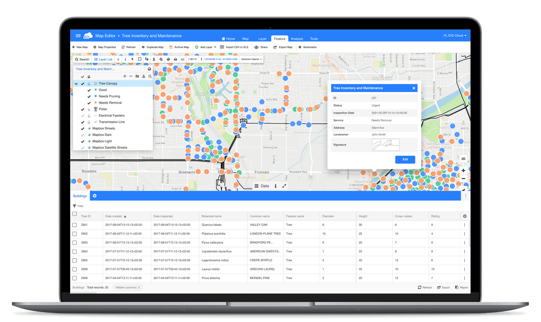 Map Editor - Try it for Free | GIS Cloud