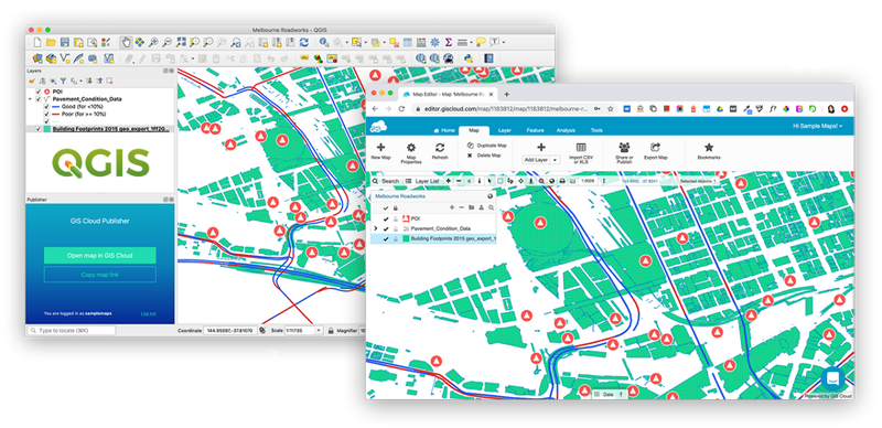 GIS Cloud Publisher for QGIS | GIS Cloud