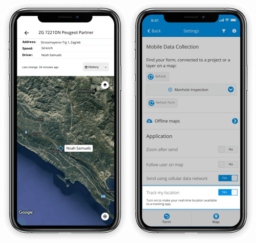 GIS Cloud Track - Tracking fleet, people, and assets