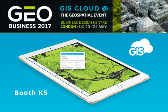 Visit GIS Cloud at the GEO Business Show 2017 | GIS Cloud