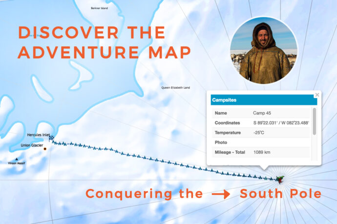 Conquering the South Pole: Davor Rostuhar’s Interactive Map | GIS Cloud