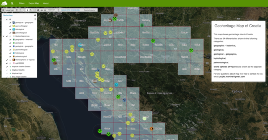 Raising Awareness About Geoheritage With a GIS Portal | GIS Cloud