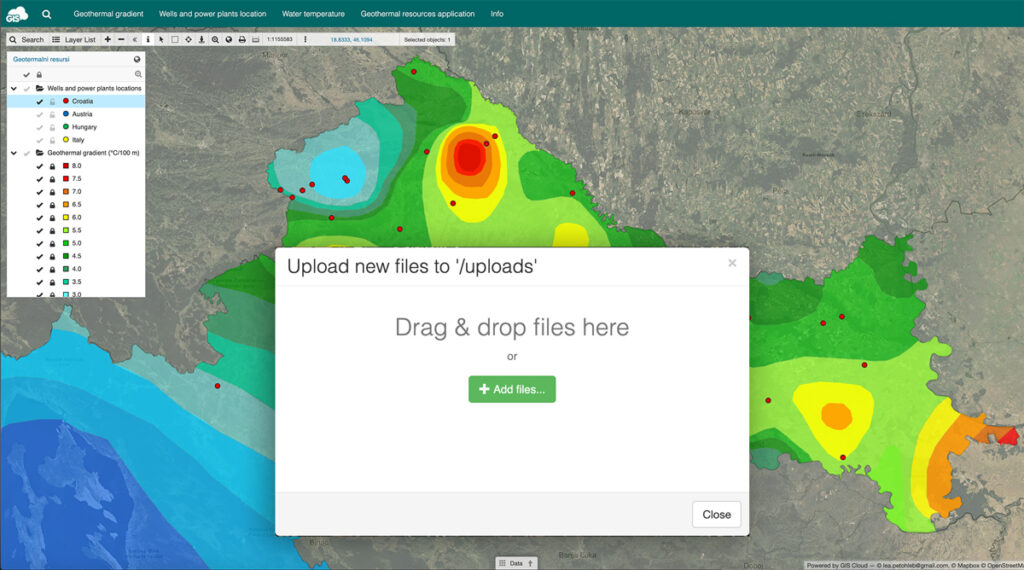 Mapping the Geothermal Resources of Croatia | GIS Cloud