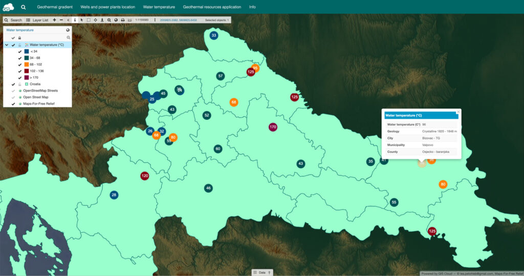 Mapping the Geothermal Resources of Croatia | GIS Cloud