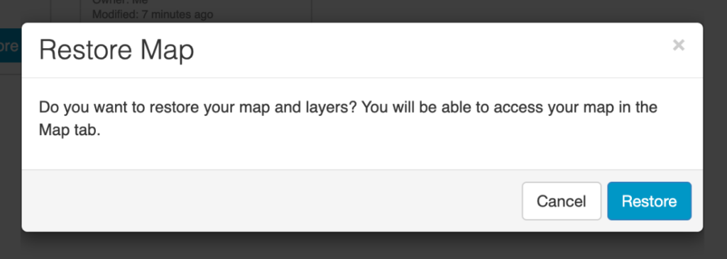 Archive and Restore Maps in GIS Cloud! | GIS Cloud