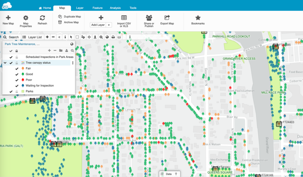 GIS For Vegetation Management | GIS Cloud