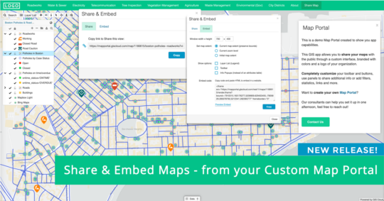 Share & Embed Maps From Your Custom Map Portal | GIS Cloud