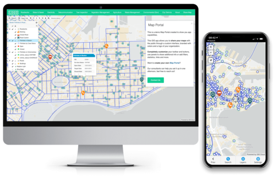 Road Work Management, Field Inspections and Maintenance Using GIS | GIS ...
