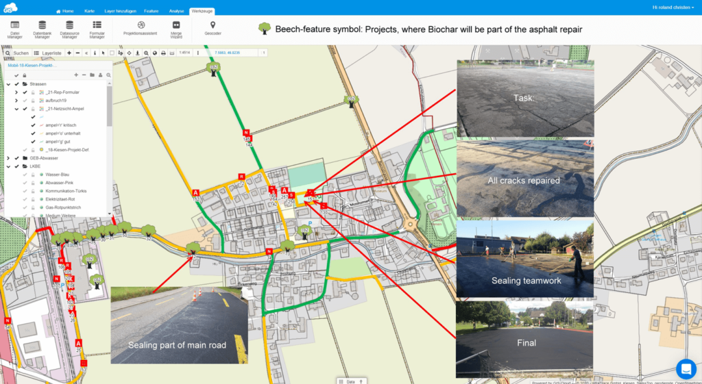 GIS Cloud and Power BI - Infrastructure Management with InfraTrace