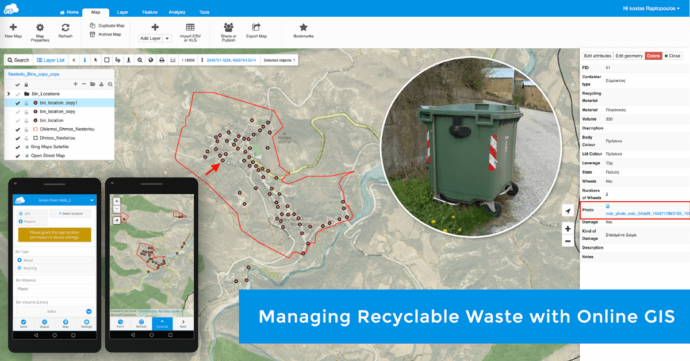 Managing Recyclable Waste With Online GIS | GIS Cloud