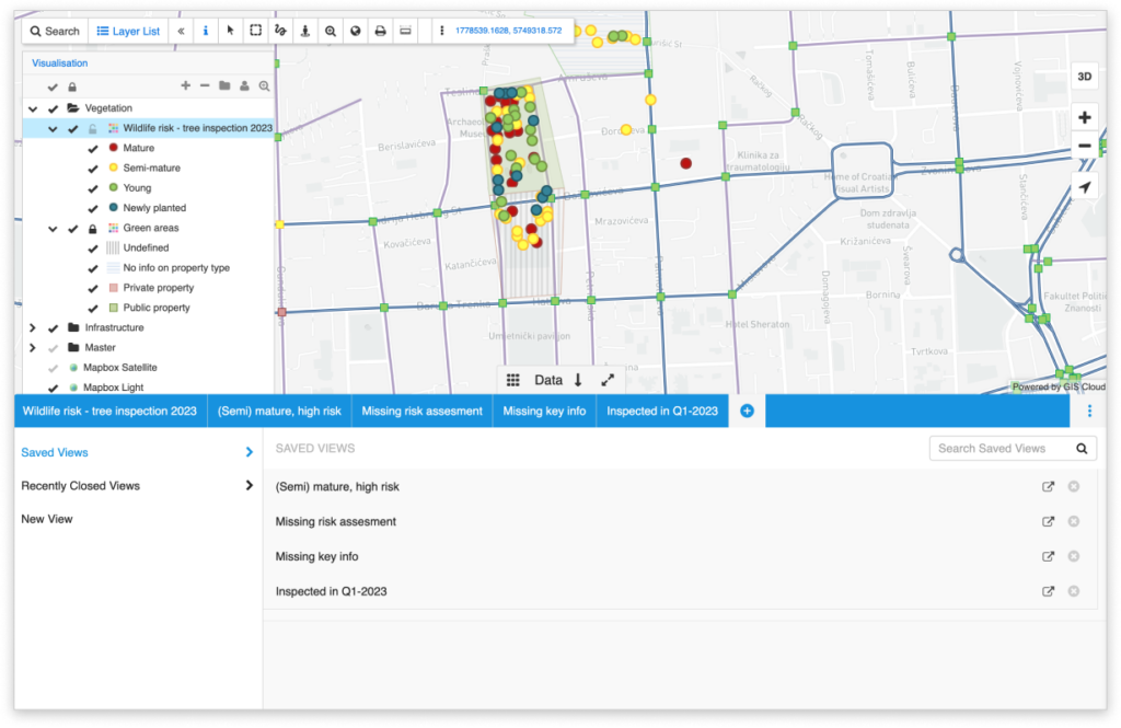 Datagrid Reinvented & Powerful New Filters | GIS Cloud