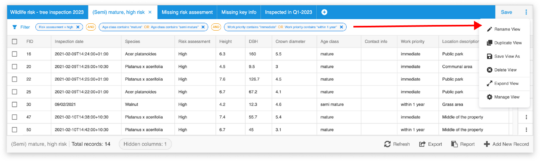 Datagrid Reinvented & Powerful New Filters | GIS Cloud