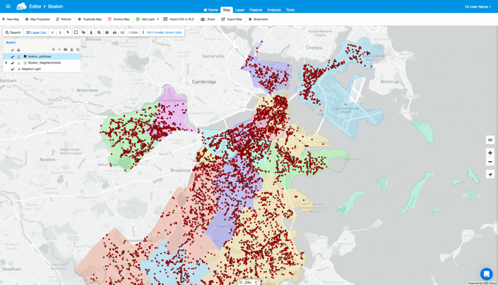 GIS Cloud And The Different Data Types
