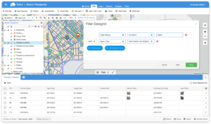 Datagrid Reinvented & Powerful New Filters | GIS Cloud