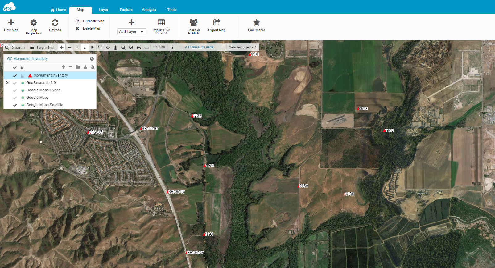Benchmark (Surveying) Case Study: Monument Inventory in Orange County ...