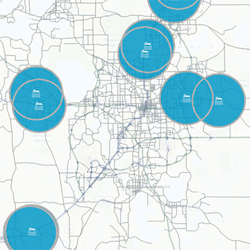 Introducing Learning Thursday: How to use a Buffer Analysis Tool? | GIS ...