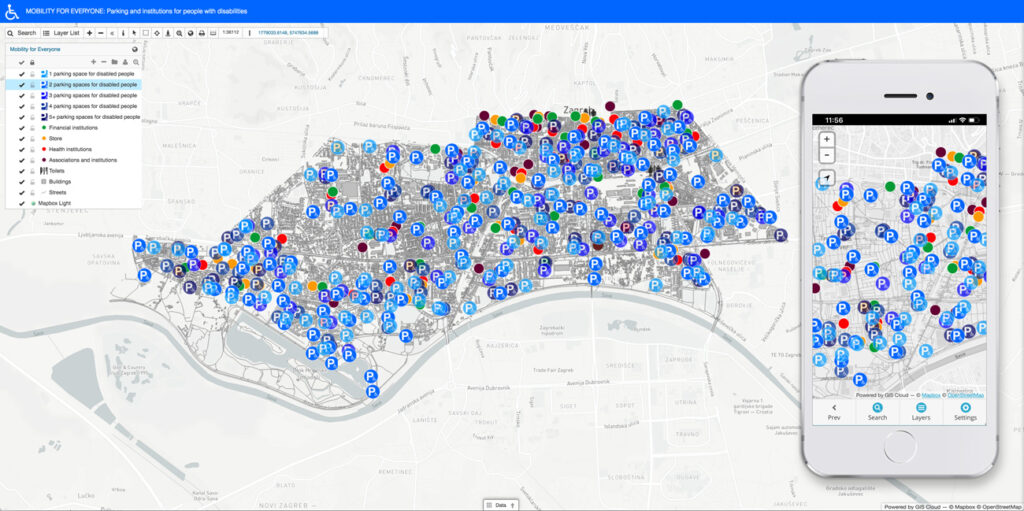 Mapping handicap parking and other assets to improve the mobility of ...