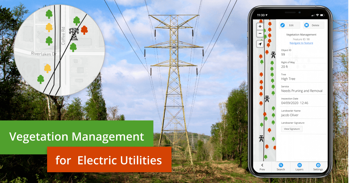 Vegetation Management for Electric Utilities | GIS Cloud