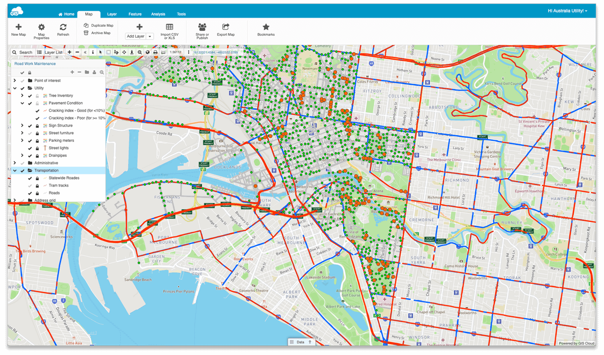Road Work Management, Field Inspections and Maintenance Using GIS | GIS ...